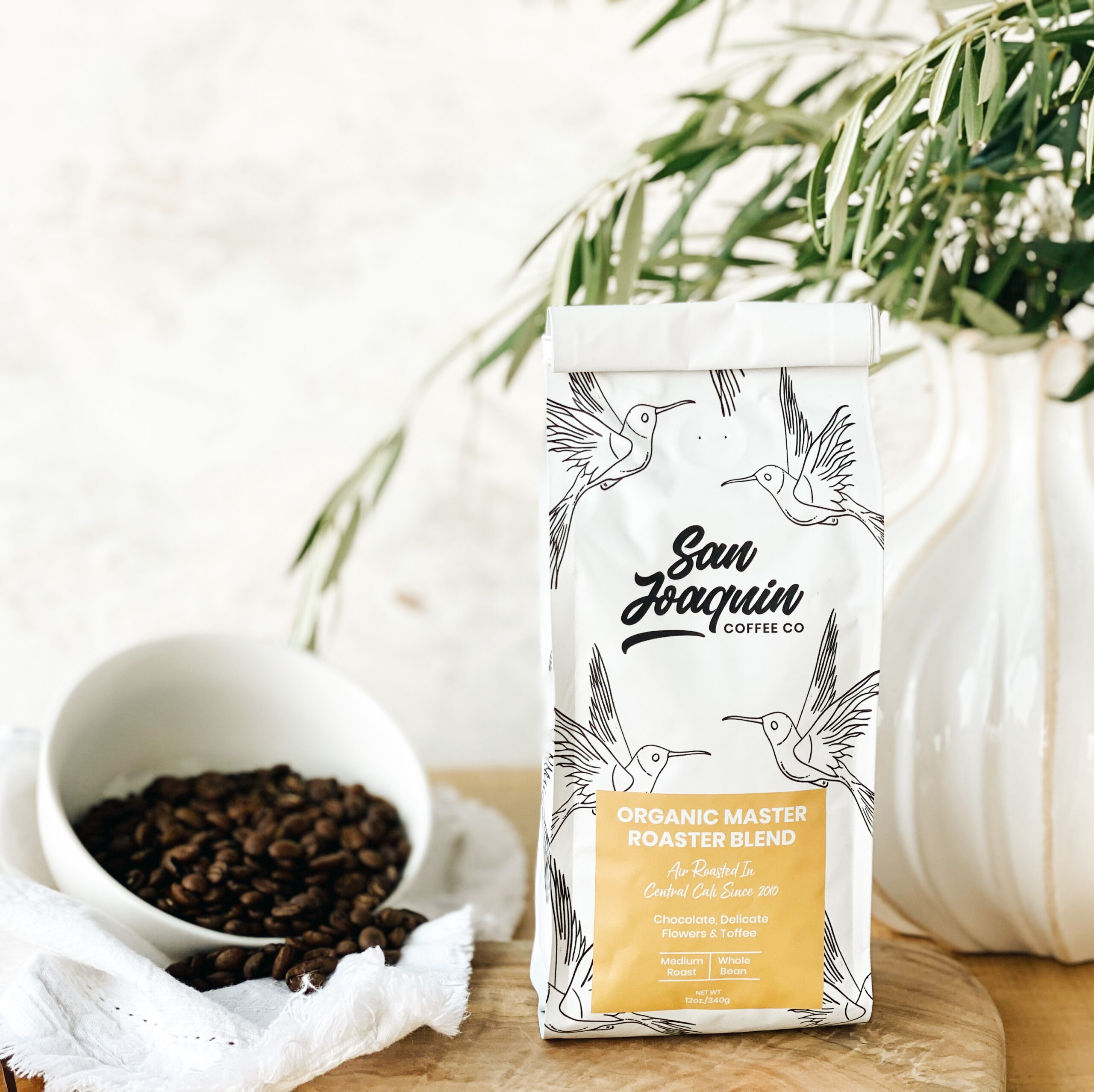 Master Roaster Blend Coffee Whole Bean or Ground - San Joaquin Coffee Co